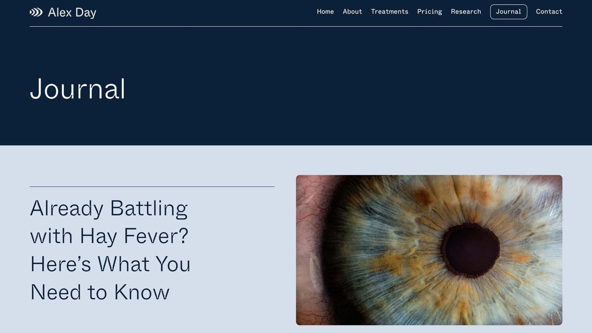 Alex Day Case Study - Ophthalmologist Marketing - Bird Marketing