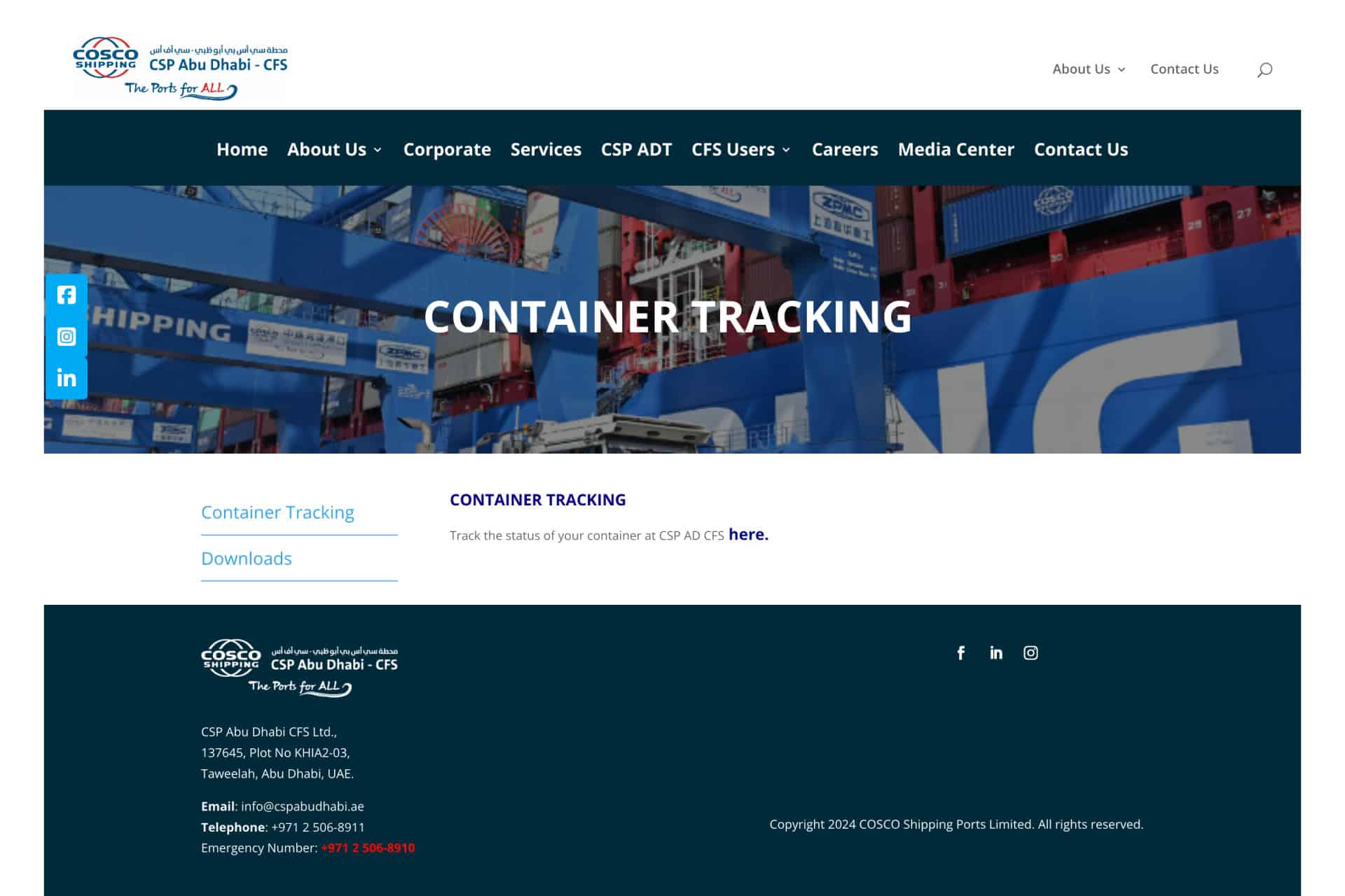 Cosco Shipping Abu Dhabi Terminal - Bird Marketing